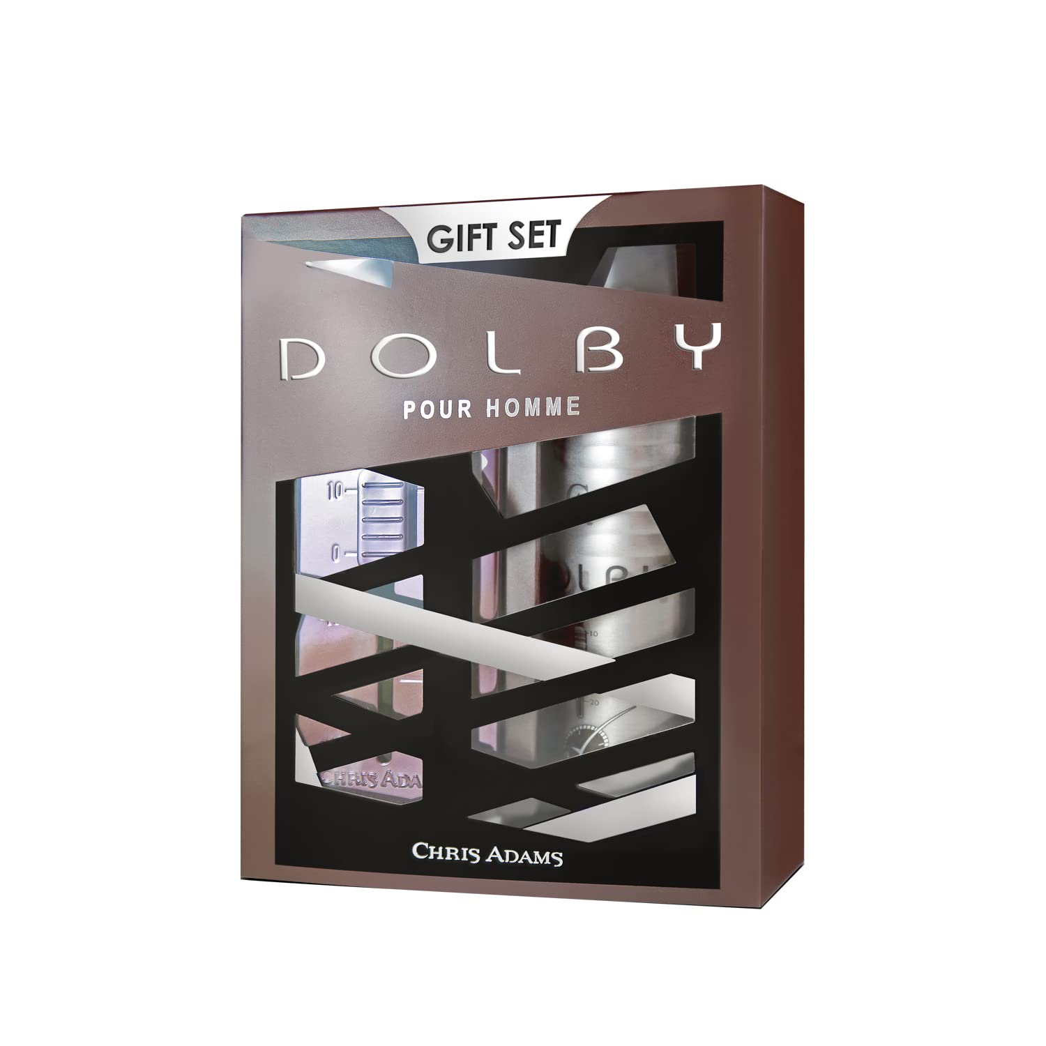 Chris Adams Gift Set Dolby Edp 100ml Deodorant Body Spray | Desertcart ...