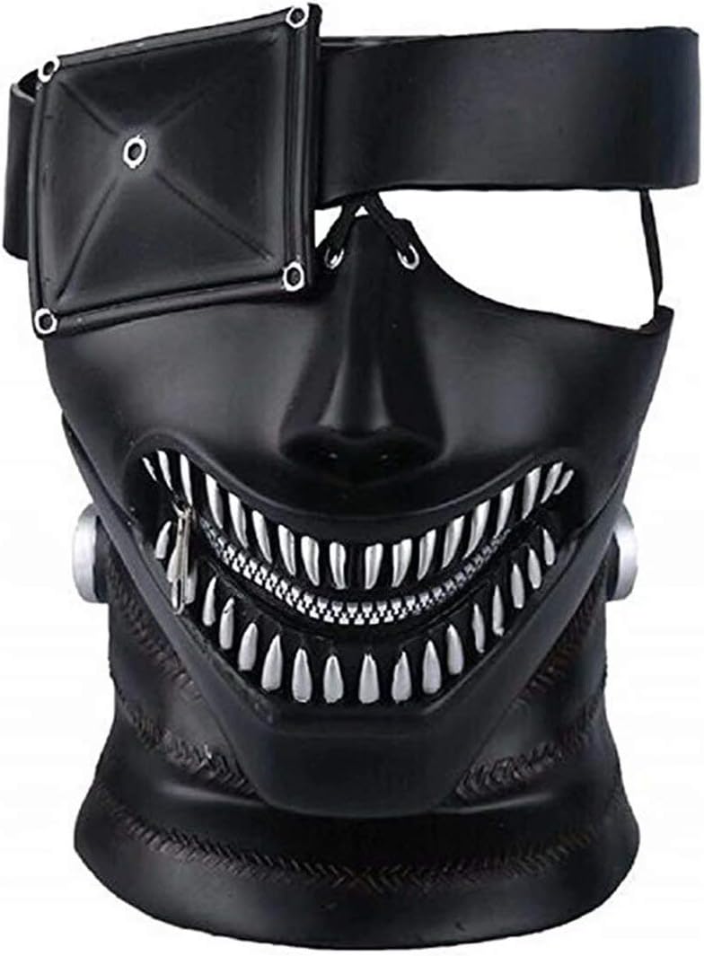 Amazon.com: QHZYC 3D Tokyo Ghoul Mask, PVC Kaneki Ken Mask, Adjustable ...