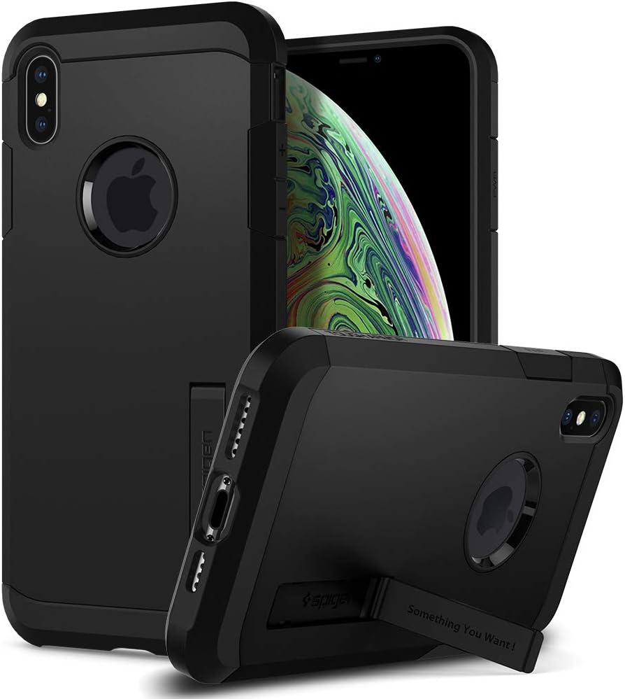 Amazon.com: Spigen Tough Armor Designed for iPhone Xs MAX Case (2018 ...