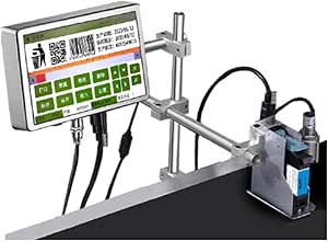 Automatic Online Inkjet Printer 7 inch Touch Screen High-Resolution Date Coder Barcodes Lot ...