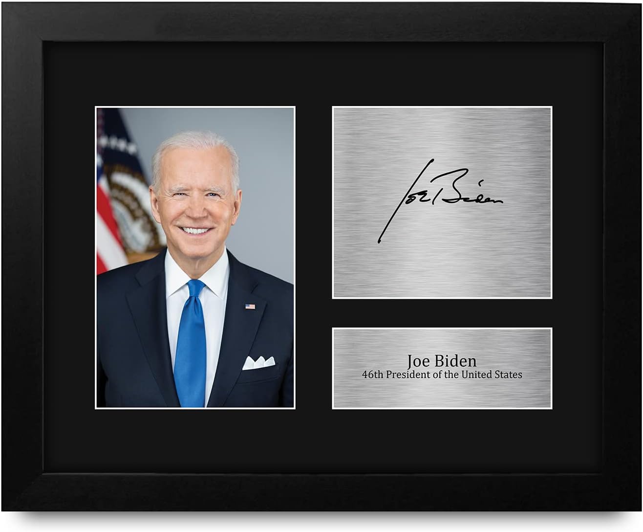 Amazon.com: HWC Trading US President Joe Biden Autograph USL Framed ...