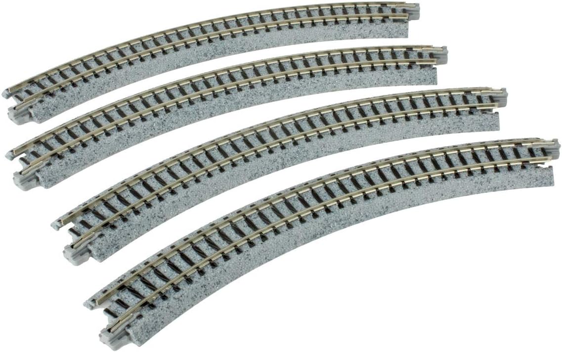 Kato 20-170 N Unitrack 8 1/2 Radius 45 deg Curve 4pcs