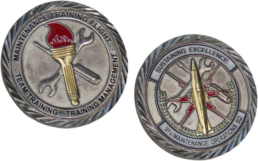 Amazon.com: US Air Force Maintenance Training Flight Challenge Coin ...