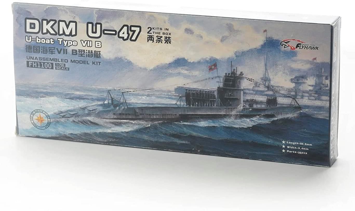 Amazon.com: FLYHAWK FH1100 Flyhawk Model 1/700 German Navy U-Boat Type ...