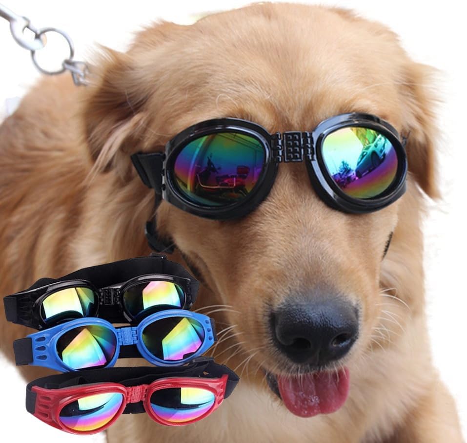 Woofy Pet Dog Sunglasses Summer Windproof Foldable Sunscreen Anti-uv ...