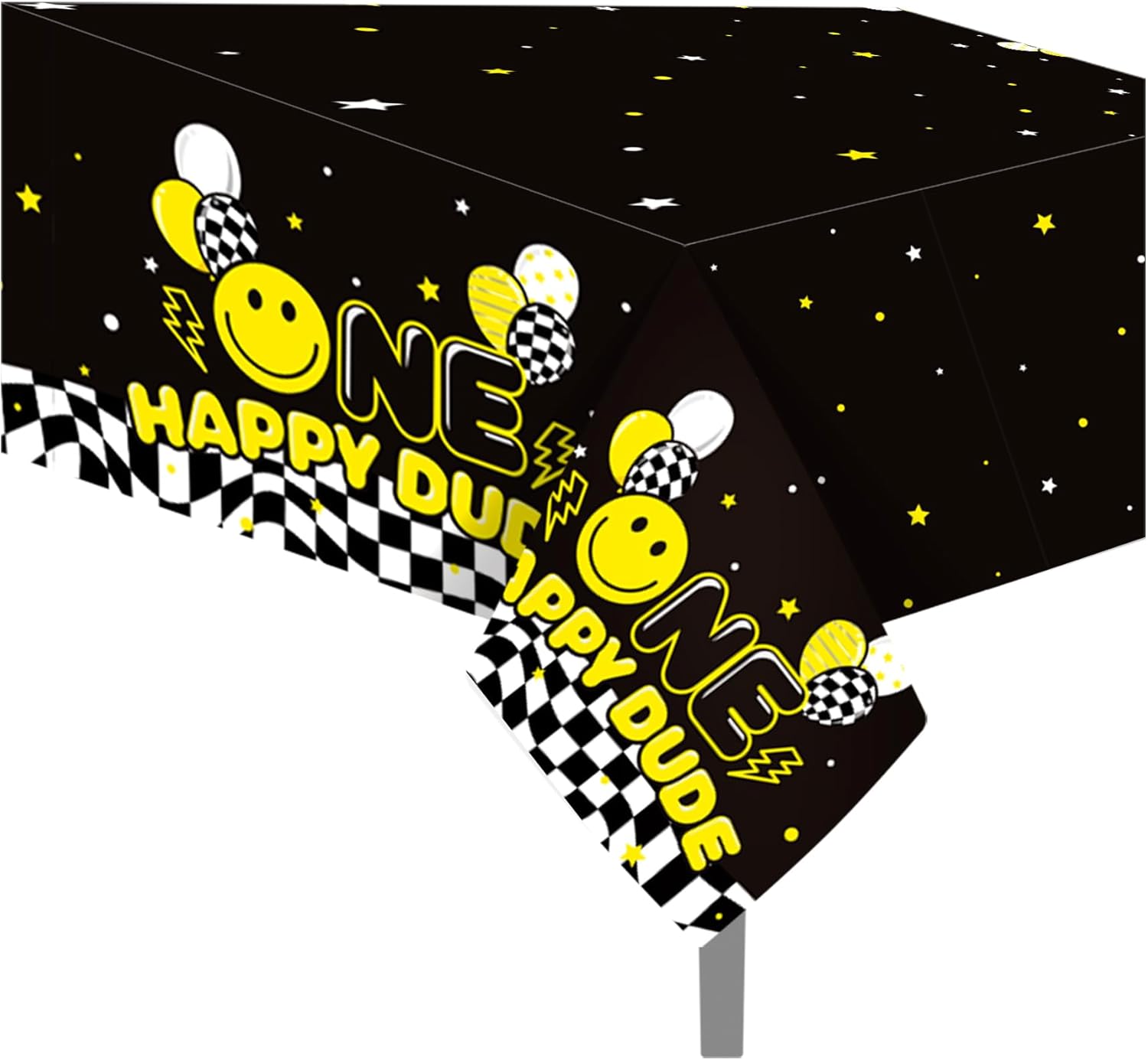 Amazon.com: 1 Pieces 1st Birthday Party Plastic Tablecloth 54 x 87 Inch ...