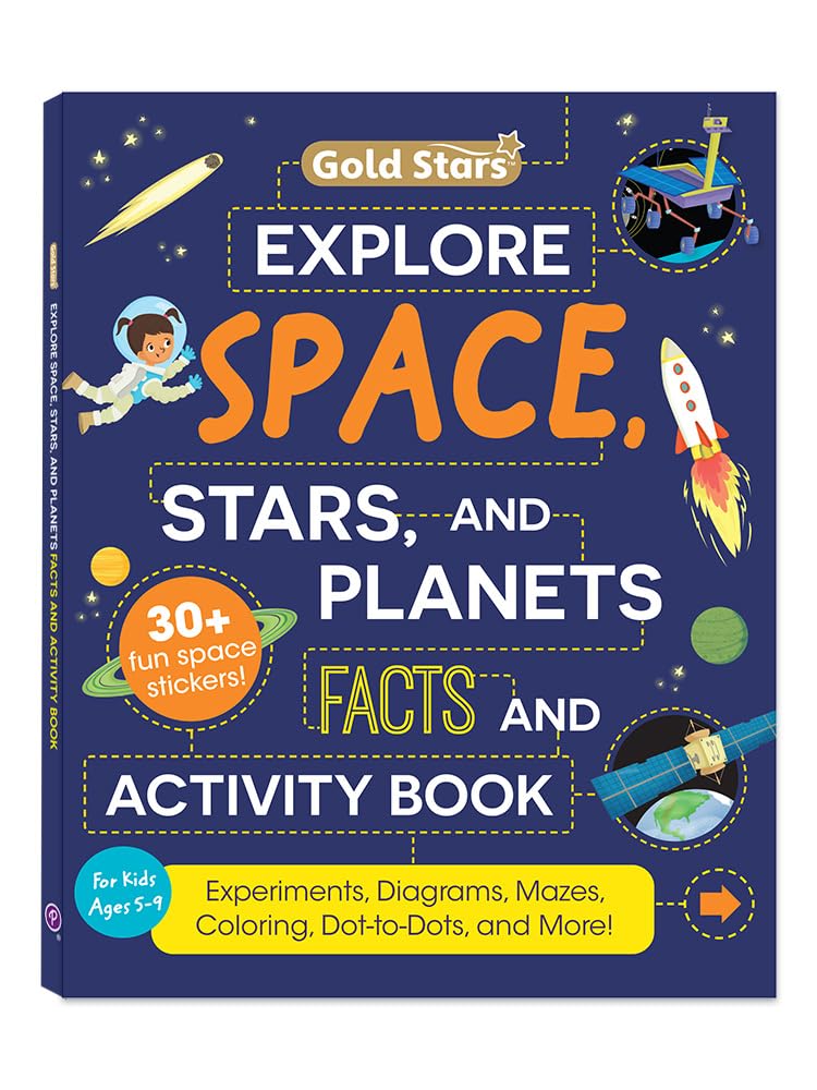 Explore Space, Stars, and Planets: Activity and Fact Book for Kids Ages ...