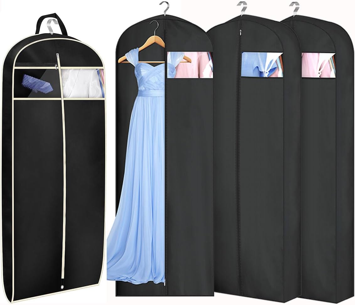Amazon.com: MISSLO 50" Gusseted Travel Garment Bag + Garment Bags for ...