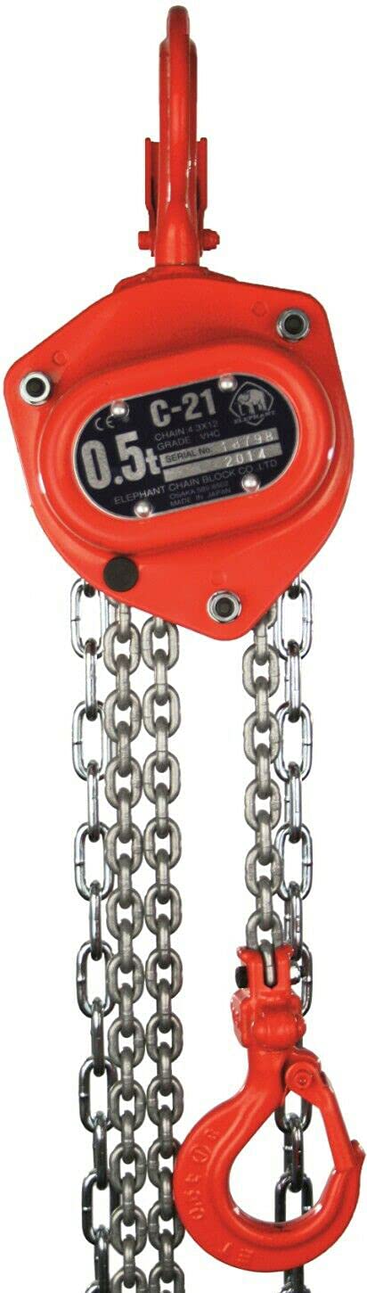 Buy Elephant 500kg Chain Block Lifting Tackle Crane Hoist Manual Gantry ...