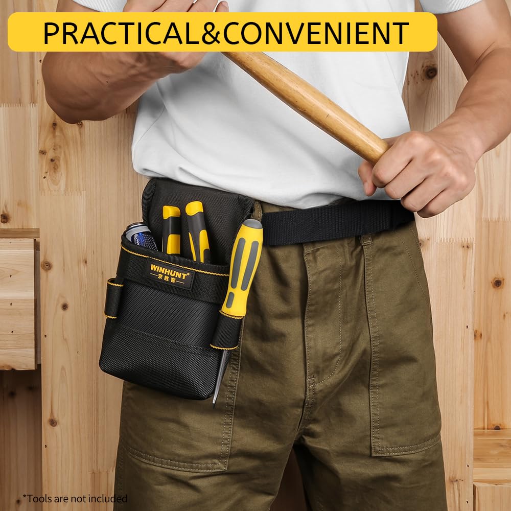 Snapklik.com : WINHUNT Tool Belt Pouch, 8 Pockets, 47inch Adjustable ...