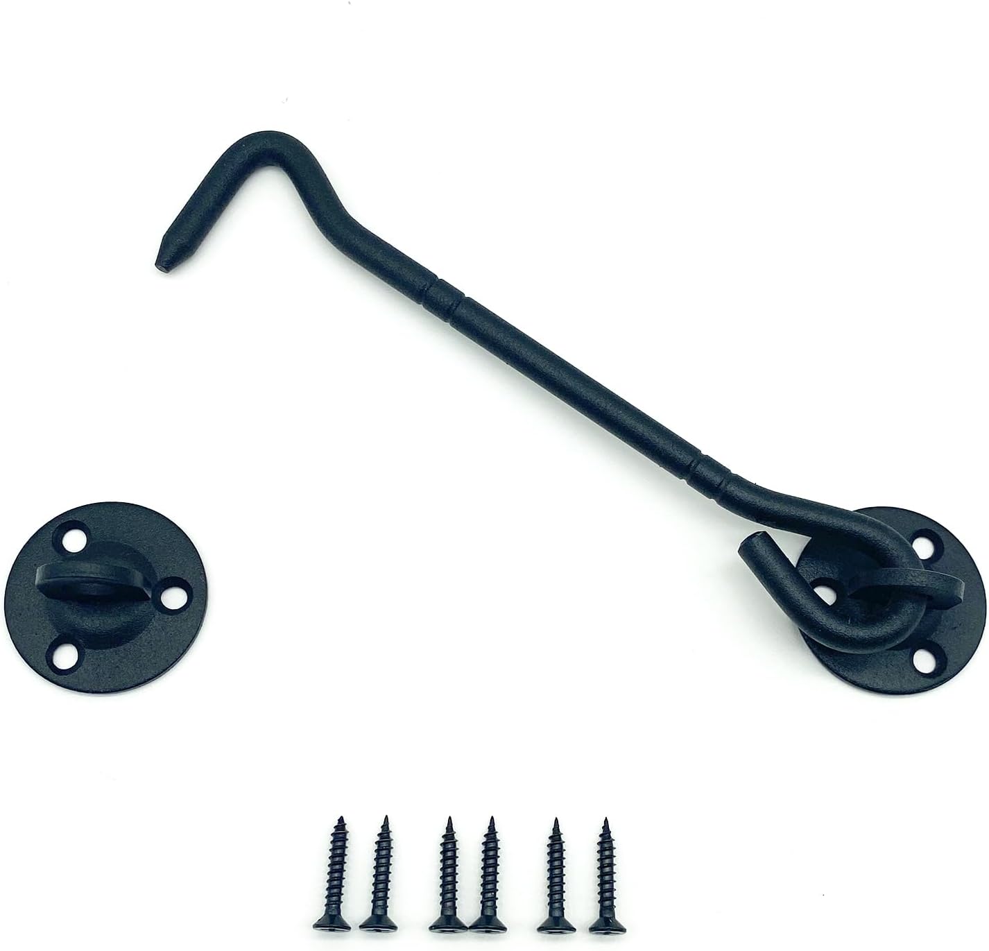 OFNONOT 6" Privacy Hook and Eye Latch for Barn Door Privacy Easy Door ...