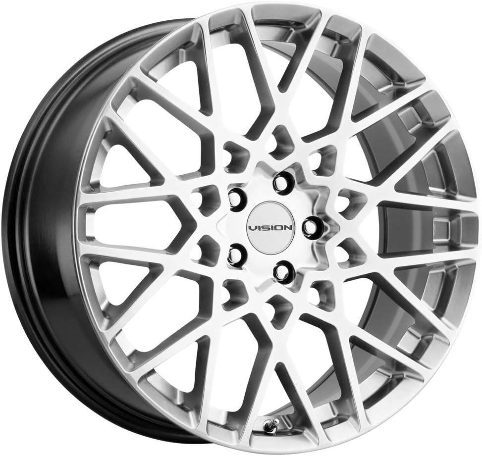 Amazon.com: Vision 469 Boost 17x7 5x4.5" +38mm Silver Wheel Rim 17 ...