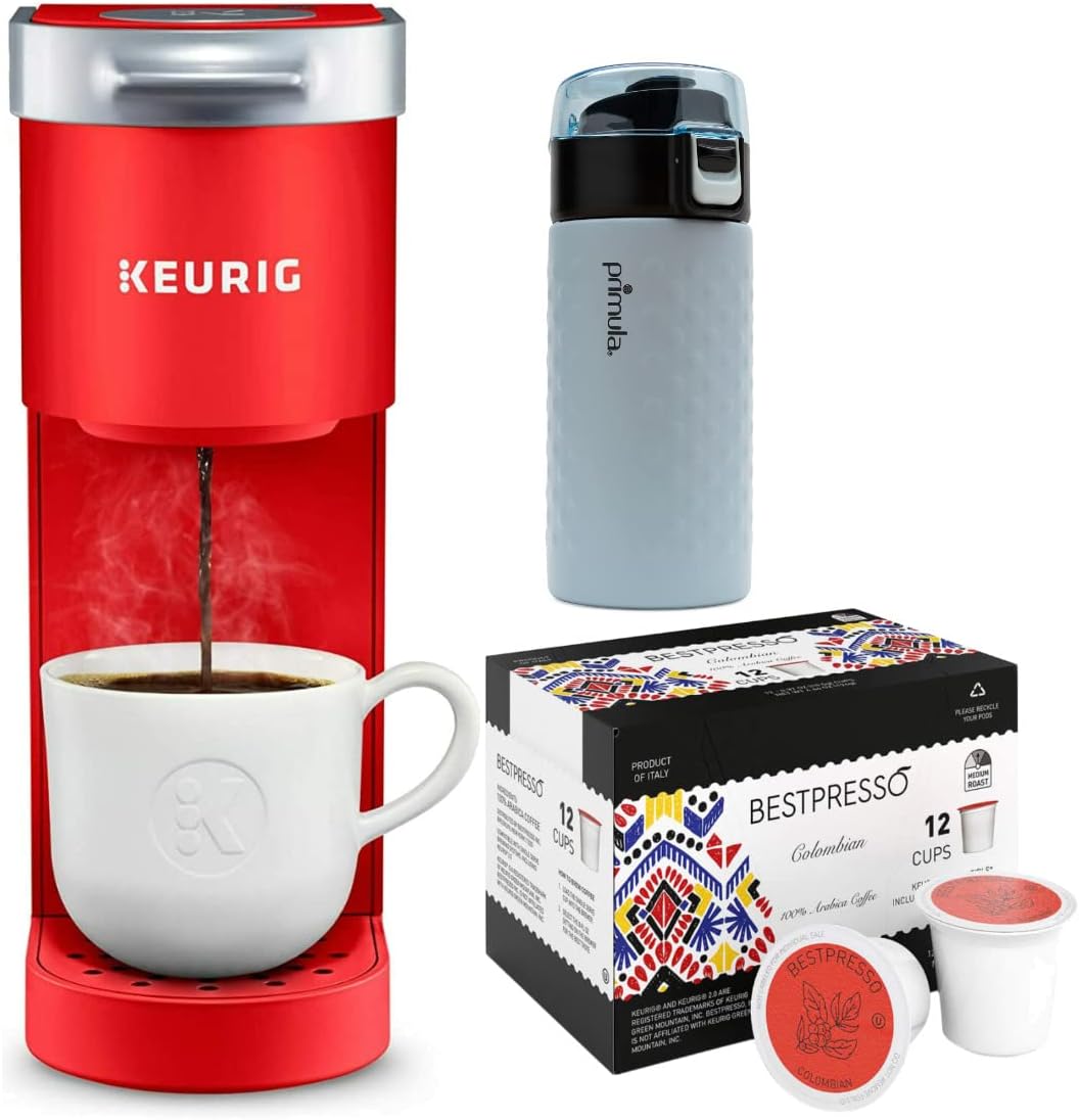 Amazon.com: Keurig K-Mini Coffee Maker Single Serve K-Cup (Poppy Red ...