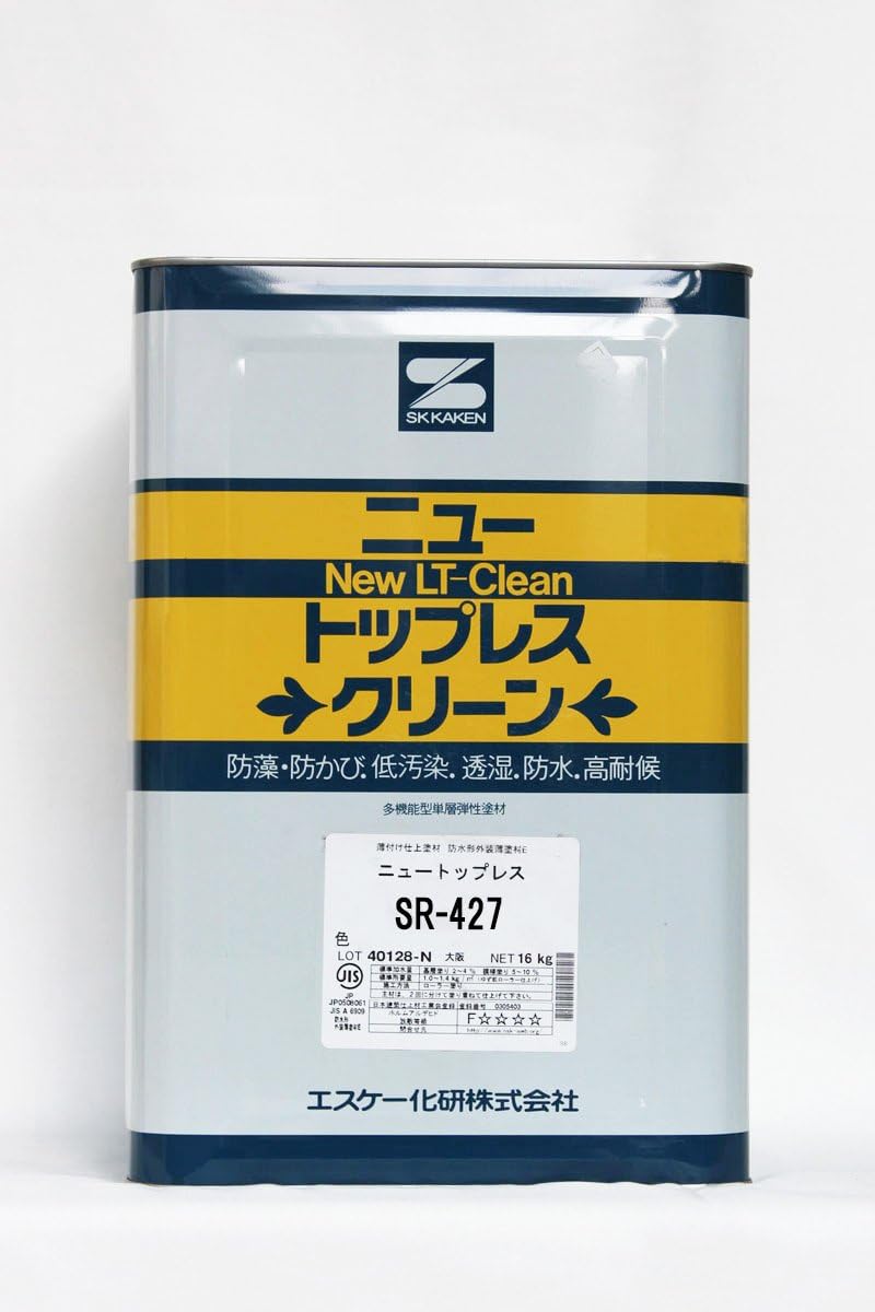 Amazon | エスケー化研 ニュートップレスクリーン SR-427 16kg | 塗料缶・ペンキ