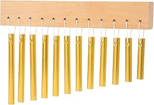 Amazon.com: Percussion Instrument, Wind Chime Gold Easy to Play Long ...
