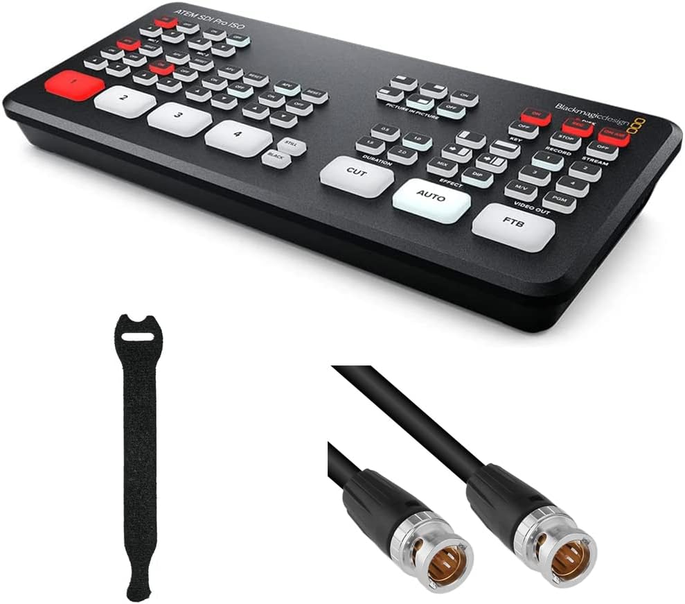 Amazon.com : Blackmagic Design ATEM SDI Pro ISO Switcher Bundle with ...