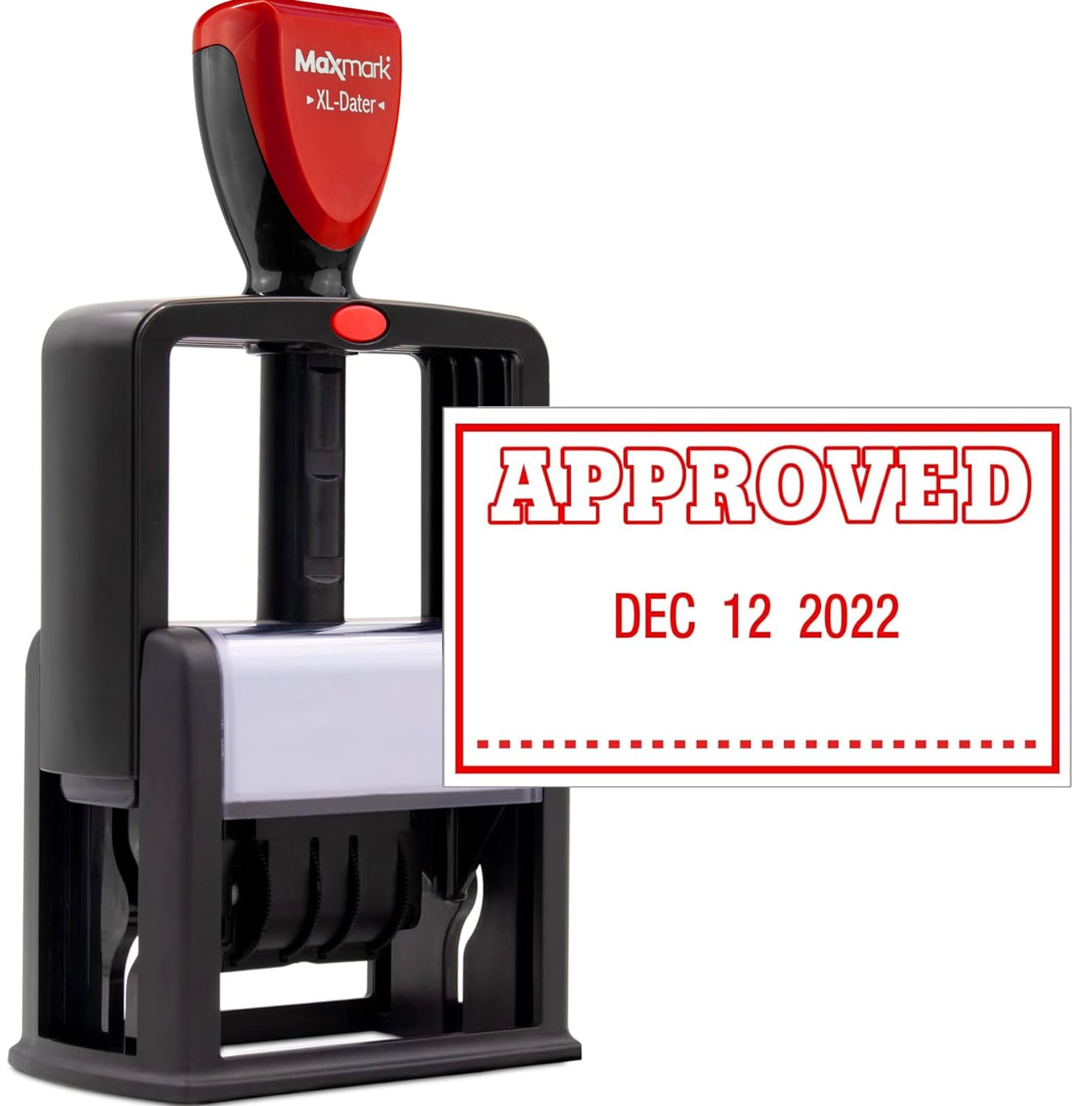 ZIGEL Heavy Duty Style Self Inking Date Stamp with Approved - Style C ...