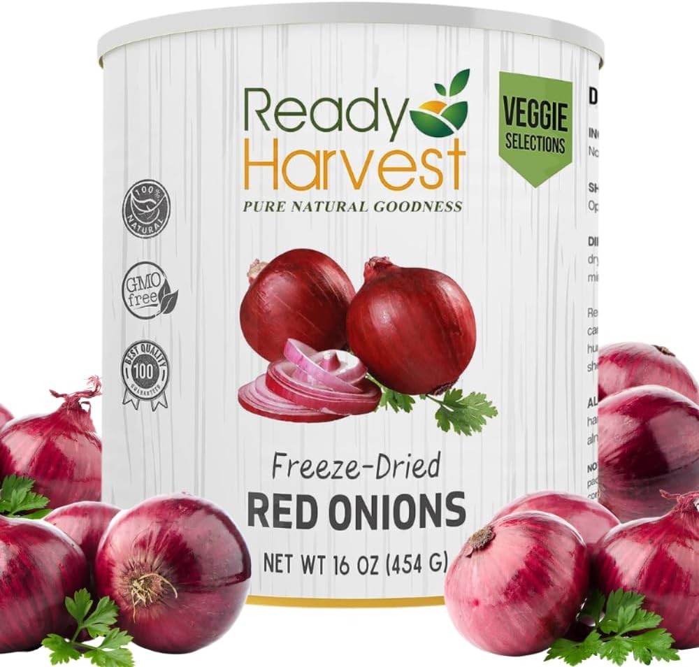 Amazon.com : Ready Harvest Freeze-Dried Red Onions Fresh Alternative ...