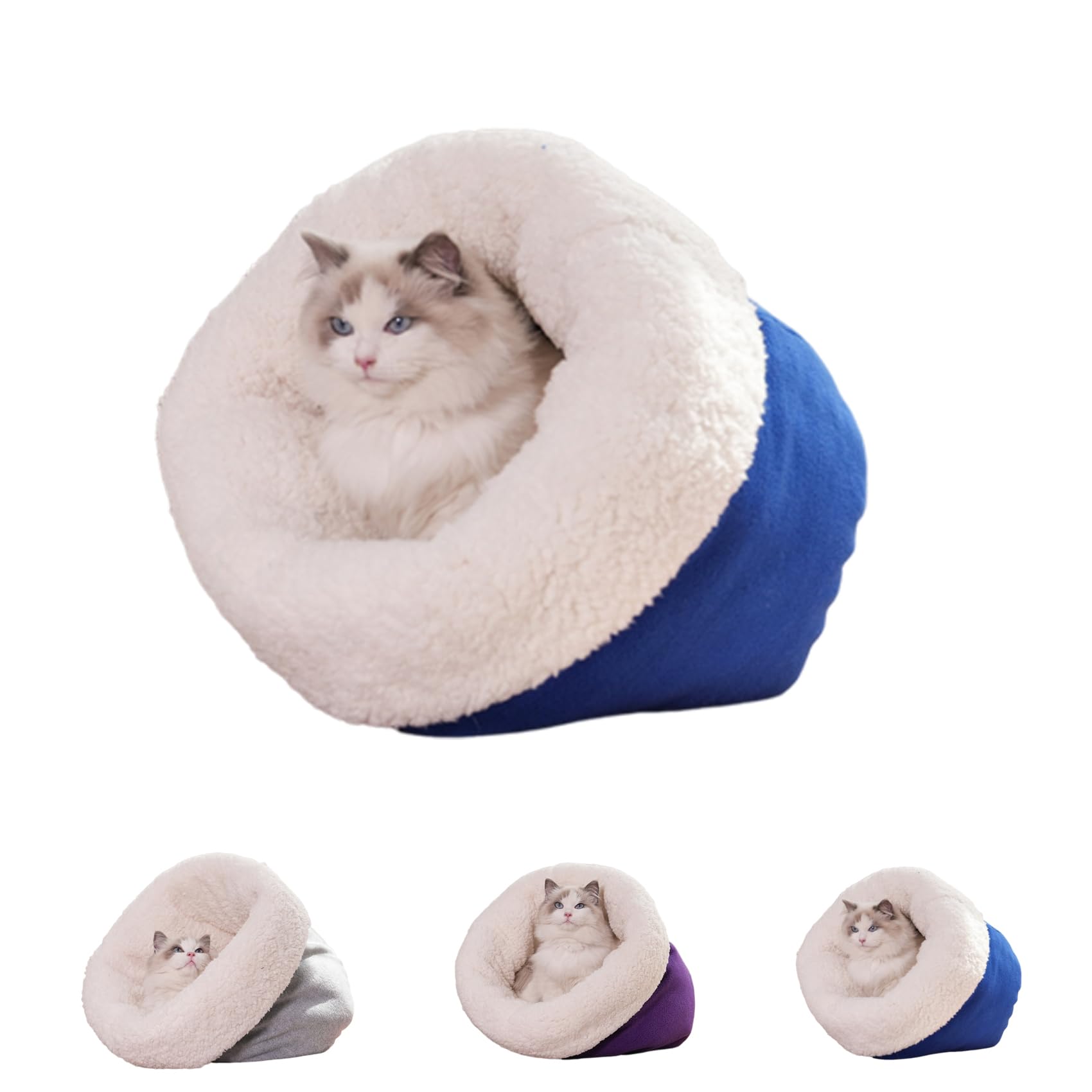 Amazon.com : Cat Winter Sleeping Bag, Cat Crinkle Sack Removable Cat ...