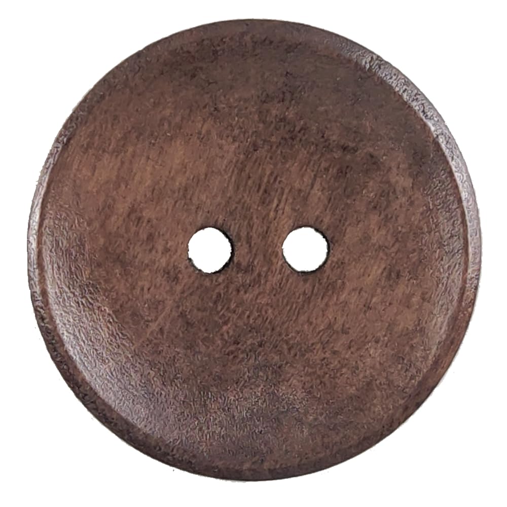 Amazon.com: MTCELL 50 Pcs Classic Wooden Buttons, 1-Inch (25mm ...