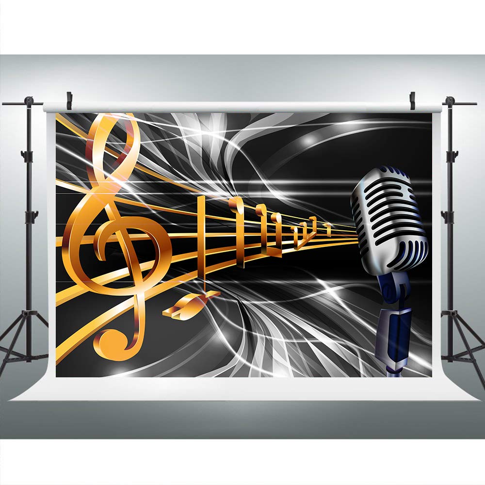 Music Microphone Background