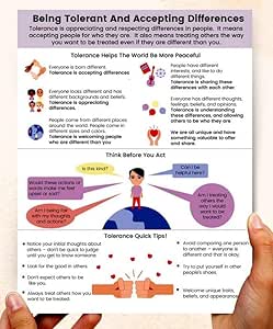 Amazon.com: Generic Being Tolerant And Accepting Differences Social ...