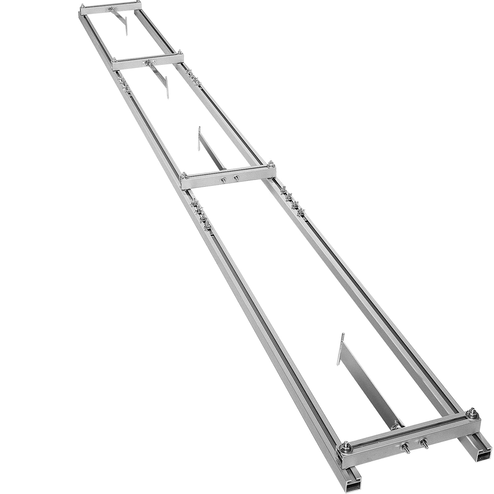 Buy VEVOR Chainsaw Mill Rail Guide, 9 ft Milling Guide, 3 Crossbar Kits ...