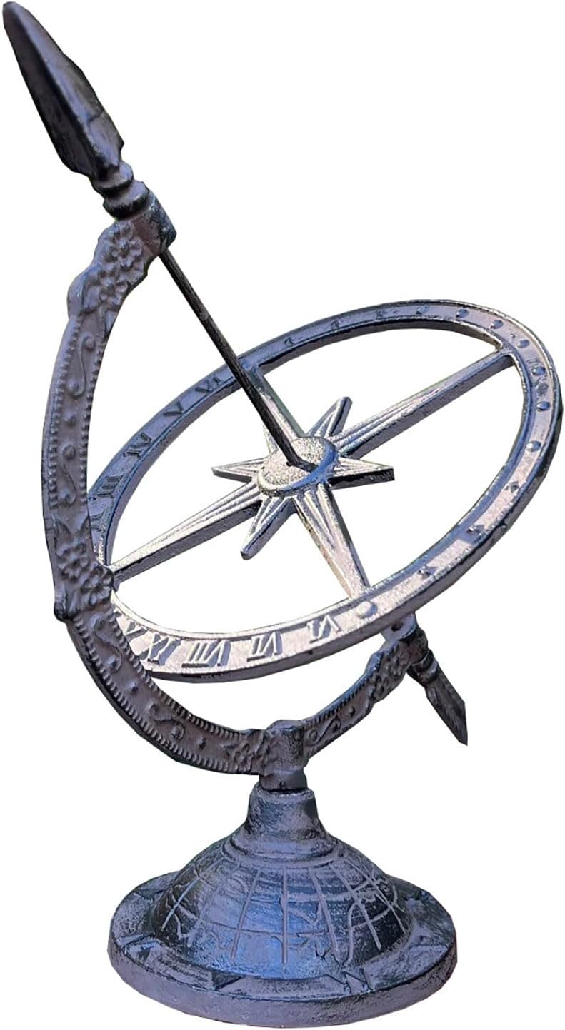 Esschert Design Large Cast Iron Sundial (TH36) : Amazon.co.uk: Home ...