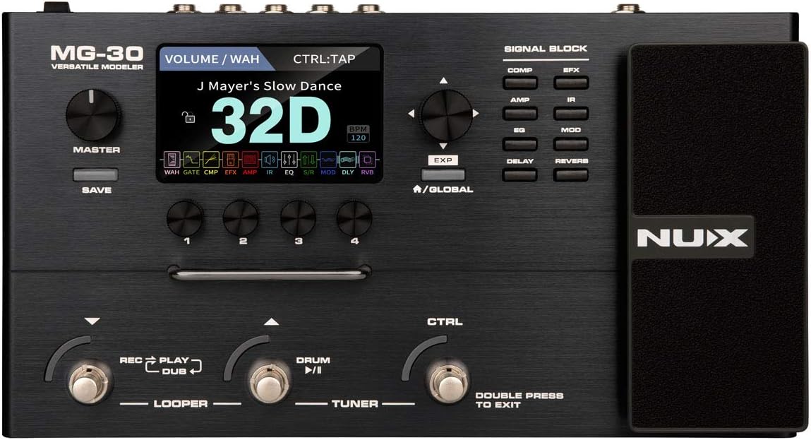 Amazon.com: VALETON GP-200 Multi-Effects Guitar/Bass Processor + 10 ft ...