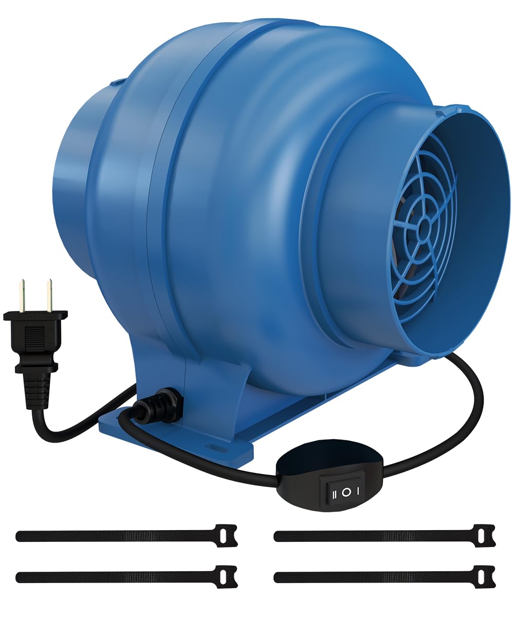 Amazon.com: Artibear 3.5 Inch 168 CFM Inline Duct Ventilation Fan with ...