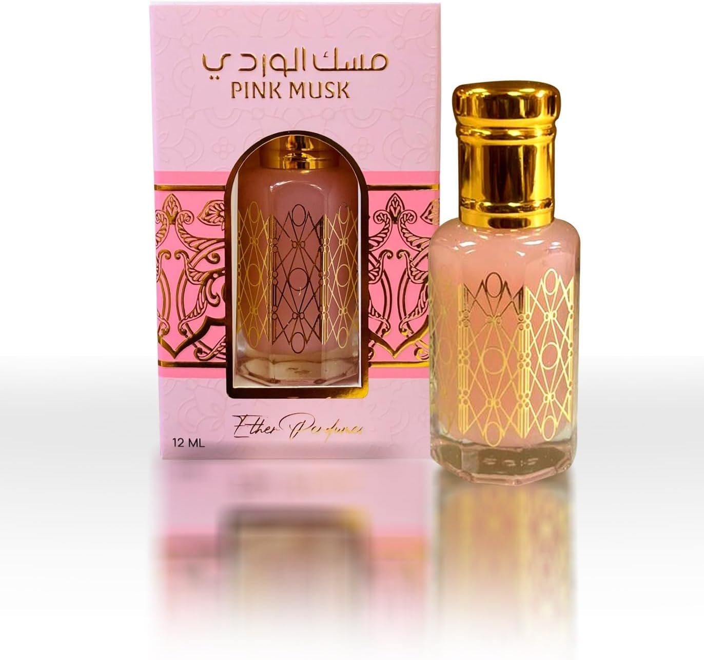 Amazon.com : PINK MUSK (Pink Tahara) 12mL - Alcohol Free Arabian Body ...