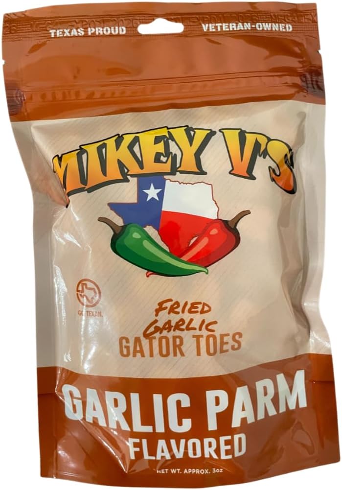Amazon.com : Mikey V's Garlic Parmesean "Gator Toes", Deep Fried Garlic ...