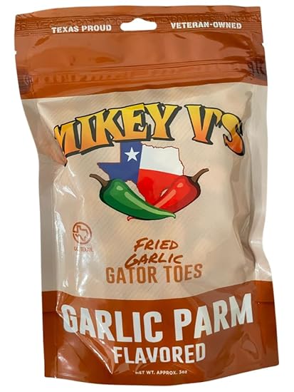 Amazon.com : Mikey V's Garlic Parmesean "Gator Toes", Deep Fried Garlic ...