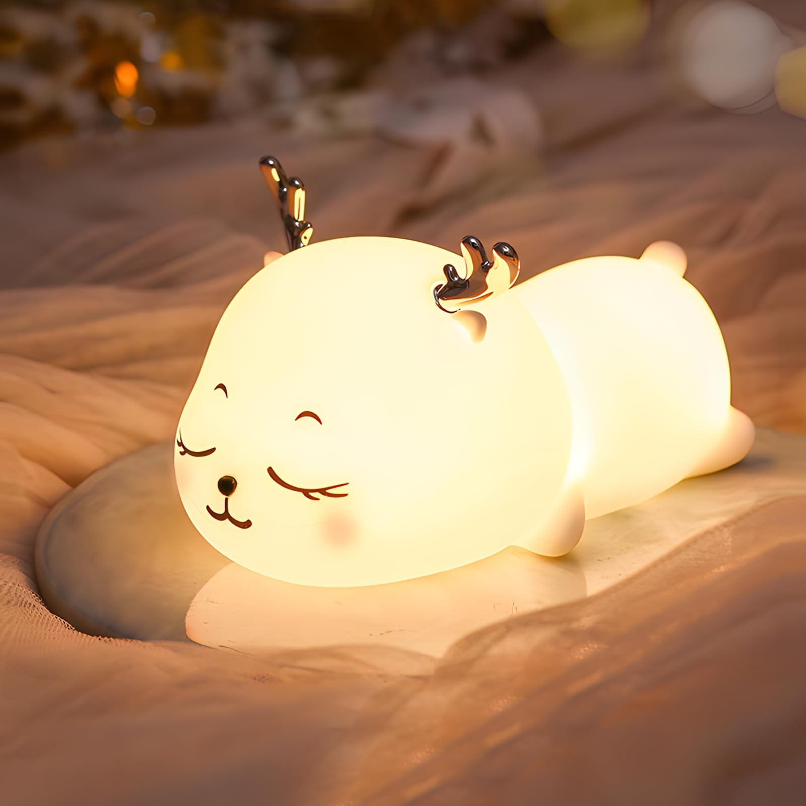 BOATHOG Slug Night Light,USB Rechargeable Animal Lamps Touch Control ...