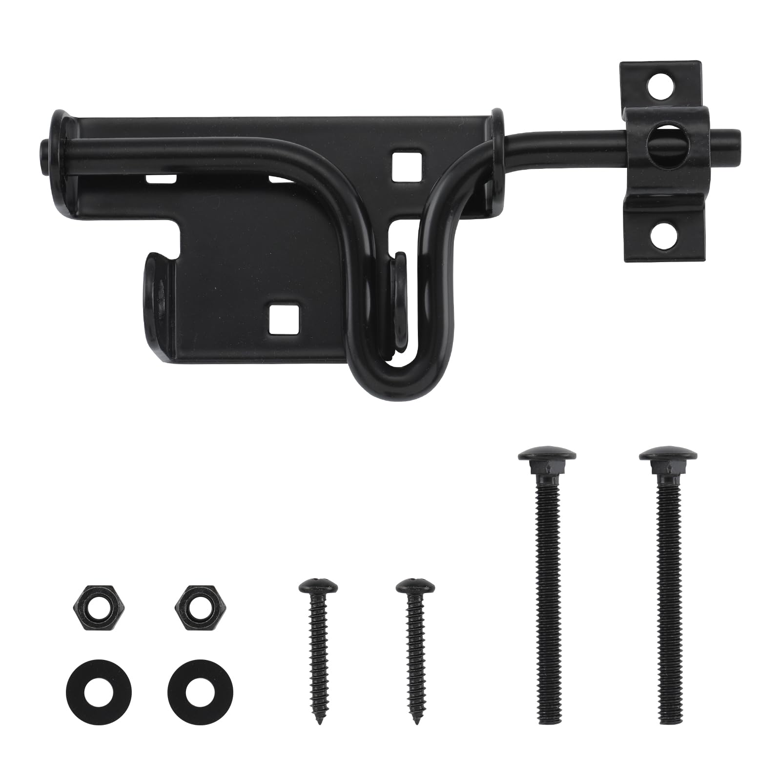 Amazon.com: HOME MASTER HARDWARE Slide Bolt Gate Latch, Heavy Duty ...