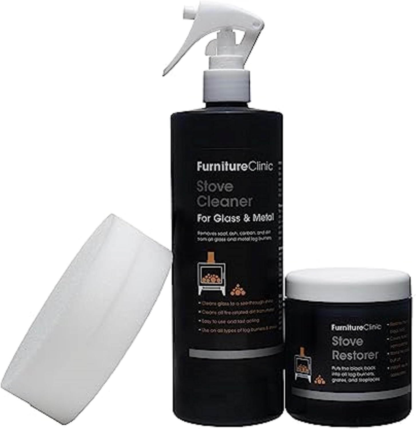 Furniture Clinic Stove Care Kit – Clean and Restore Log Burners, Grates ...