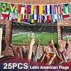 Amazon.com : Latin America 25 Countries String Flag Pennant Banner ...