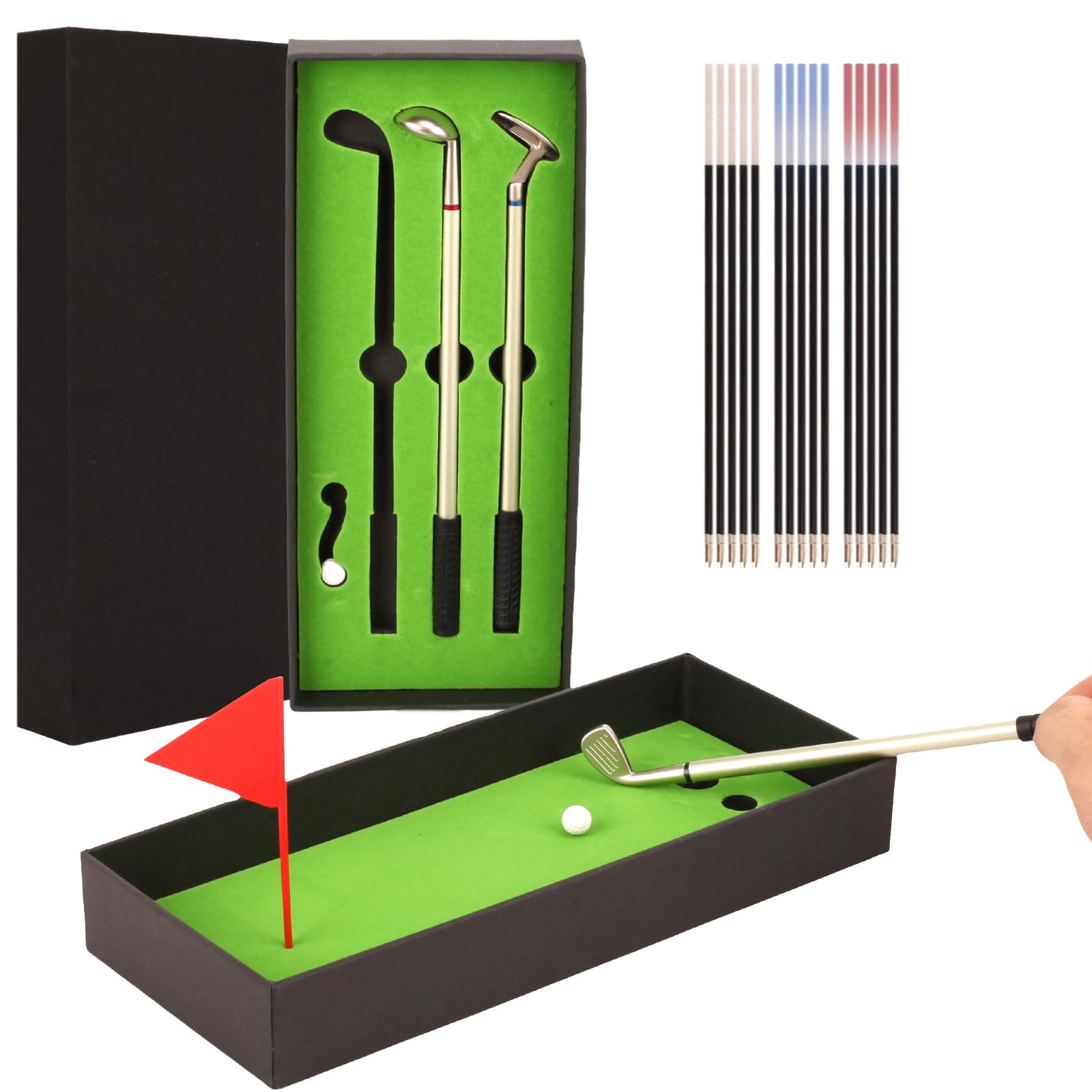 mini Golf pens set Desktop Games - Funny Gifts for Golfers, Coworkers ...
