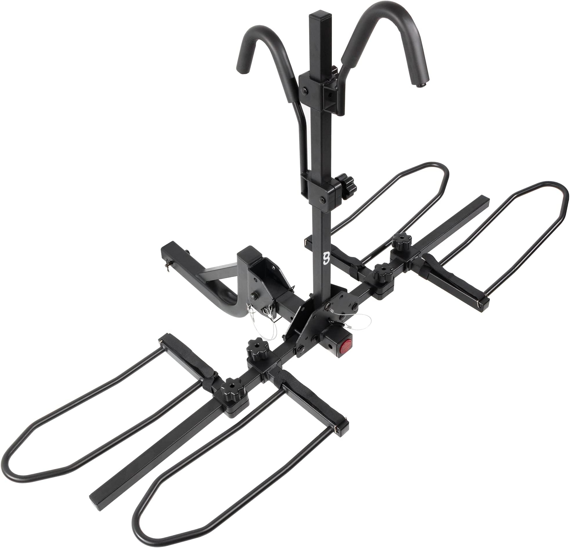 MaxxHaul 50027 Hitch Mount Bike Rack Platform - Style 2-Bike Rack for ...