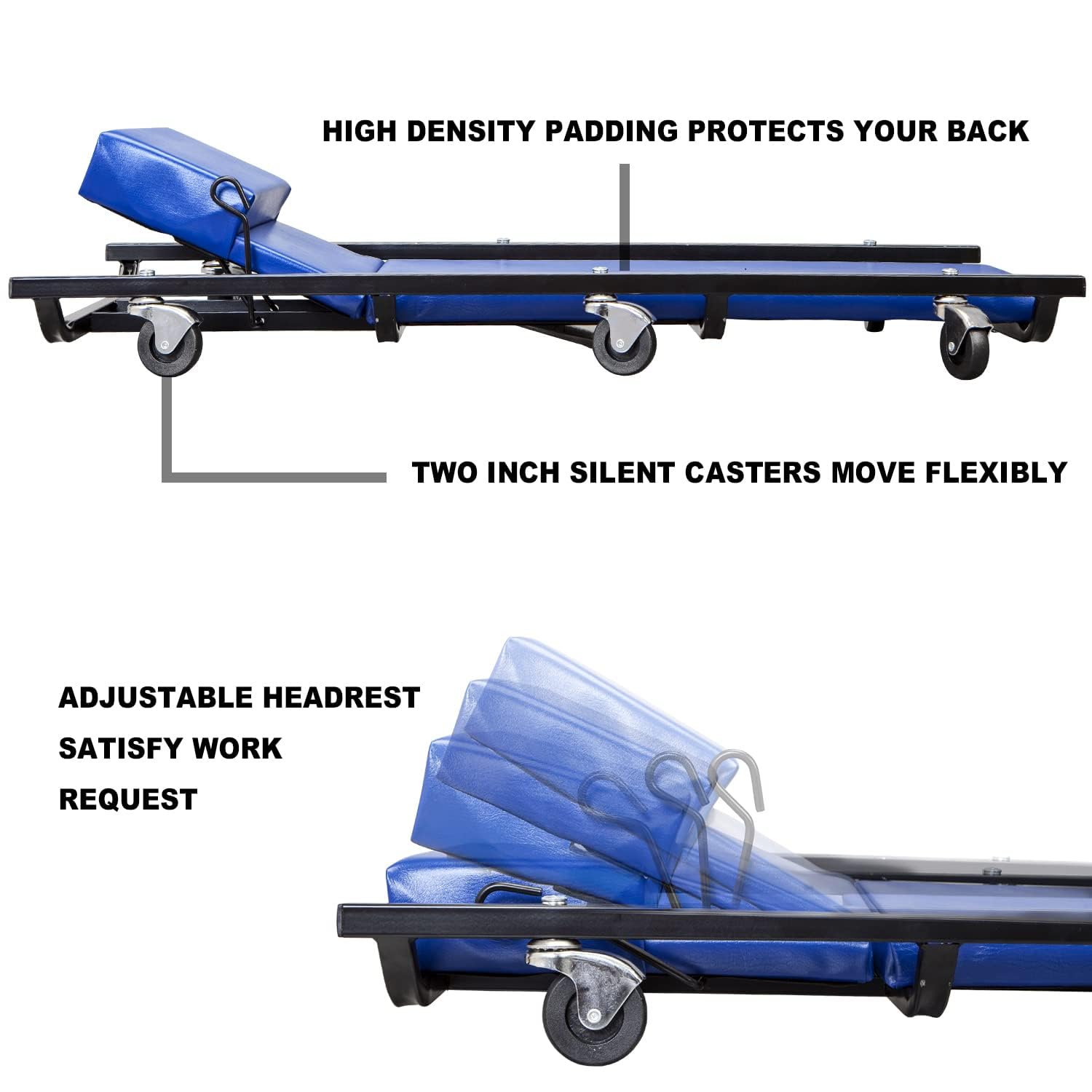 Mechanic Creeper BIG RED Torin 36" Rolling , Shop Creeper Blow Molded ...