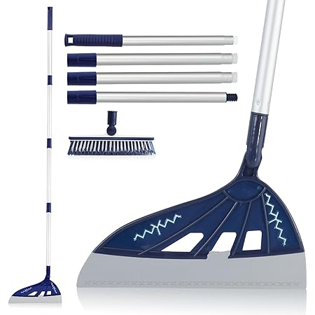 Amazon.com: XXFLOWER Rubber Squeegee Broom for Pet Hair, Magic Broom ...