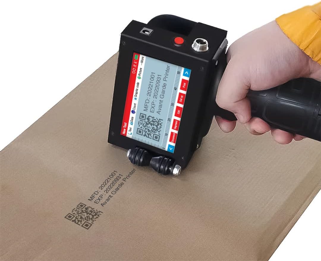 AVANT GARDE 12.7mm Handheld Industrial Thermal Inkjet Printer with ...