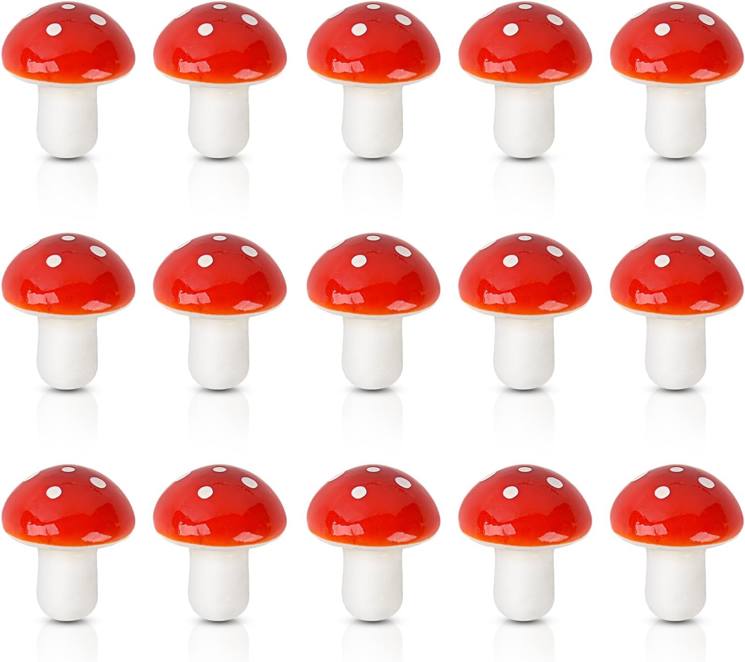 Amazon.com: Meiwlong 30 PCS Lifelike Plastic Grey Artificial Mushroom ...