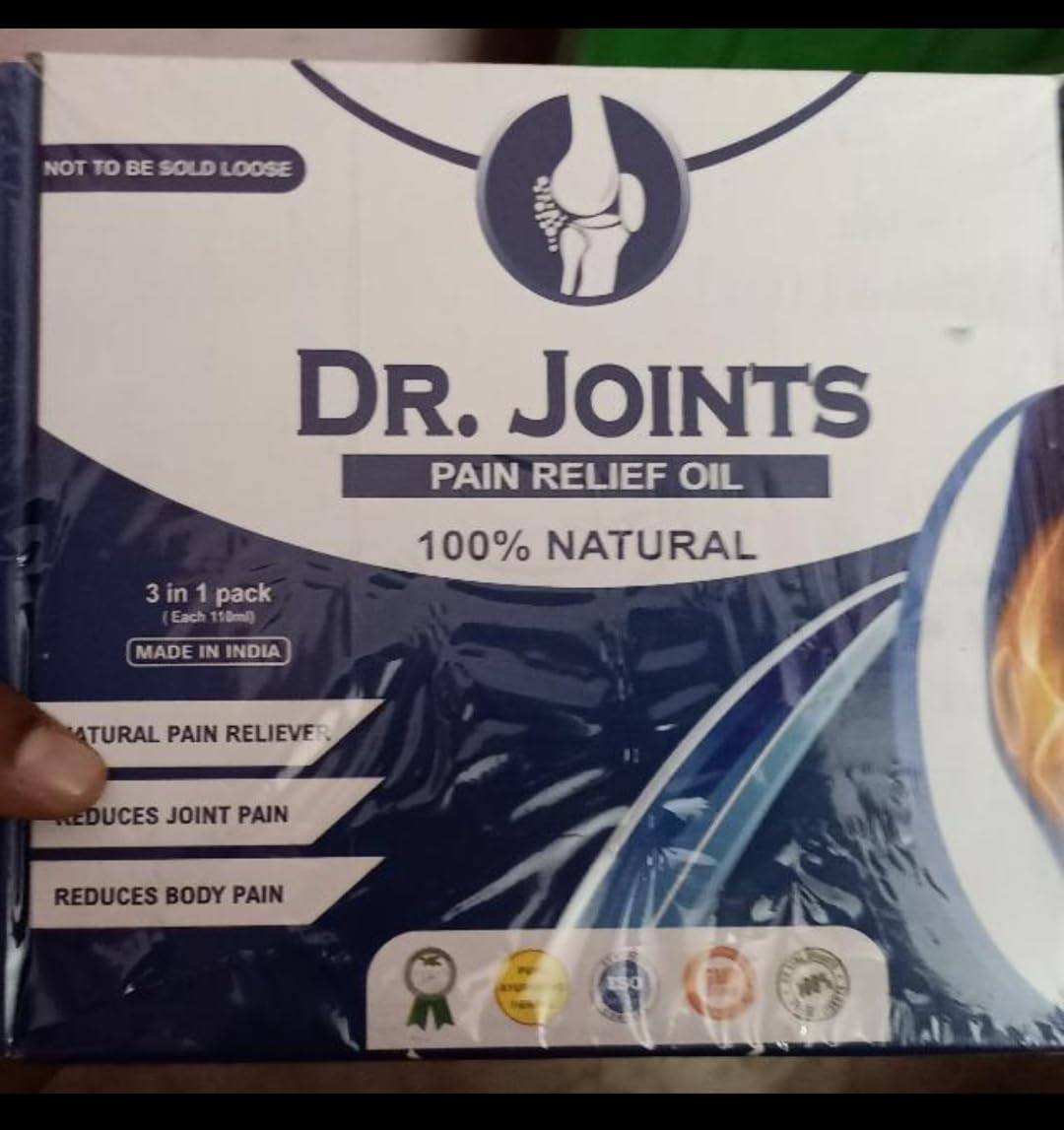 DR. JOINTS Pain Relief Oil | Muscle Pain Relief Oils | Pain Oil for Sore Muscles, Stress Relief ...
