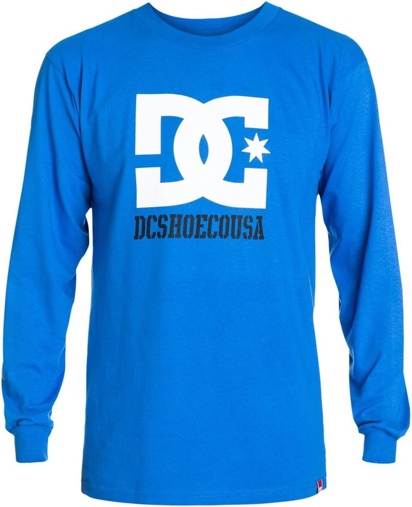 DC Men's Rd USA Long Sleeve 2 T Shirt, Royal Blue, Large | Amazon.com