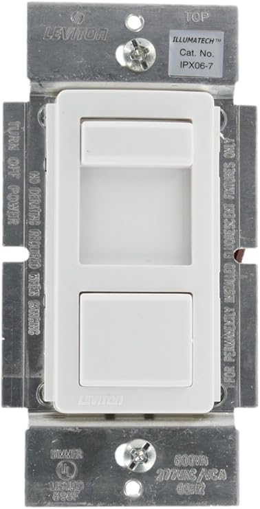Leviton IllumaTech Dimmer Switch for Fluorescent Mark 10 Ballasts ...
