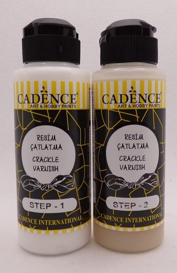 CADENCE Crackle Varnish Step1 + Step2 120+120ml : Amazon.co.uk: Toys & Games