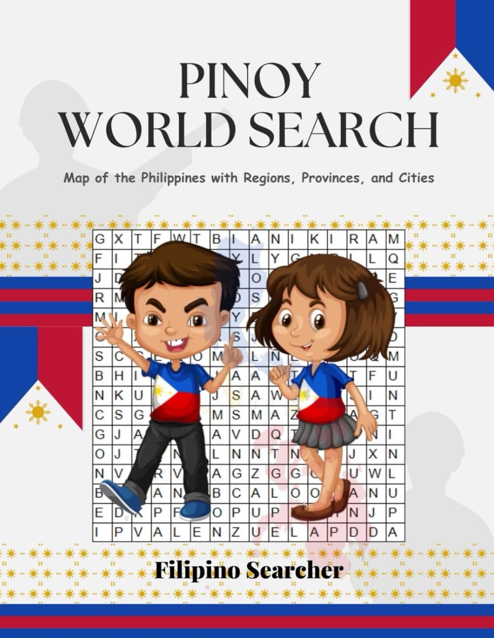 Pinoy Word Search: Map of the Philippines with Regions, Provinces, and ...