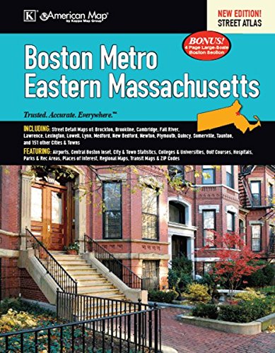 Boston, MA Metro & Eastern MA Street Atlas: Kappa Map Group ...