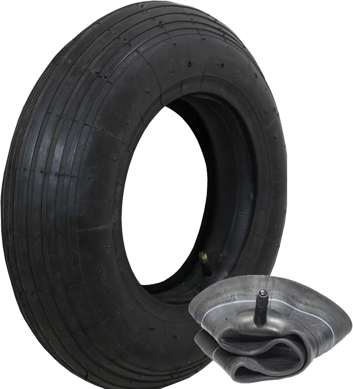 4.80/4.00-8 Tyre and Inner Tube for Wheelbarrows (400x8 / 4.80x8 ...